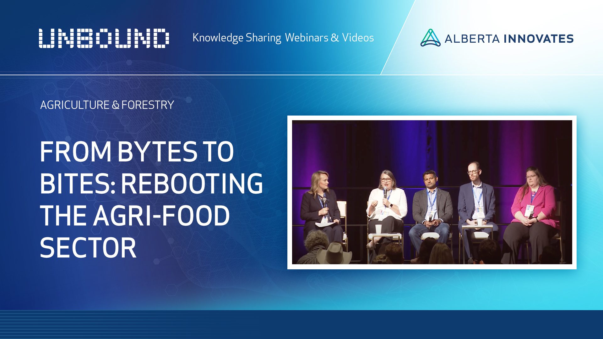 From bytes to bites: rebooting the agri-food sector - Alberta Innovates