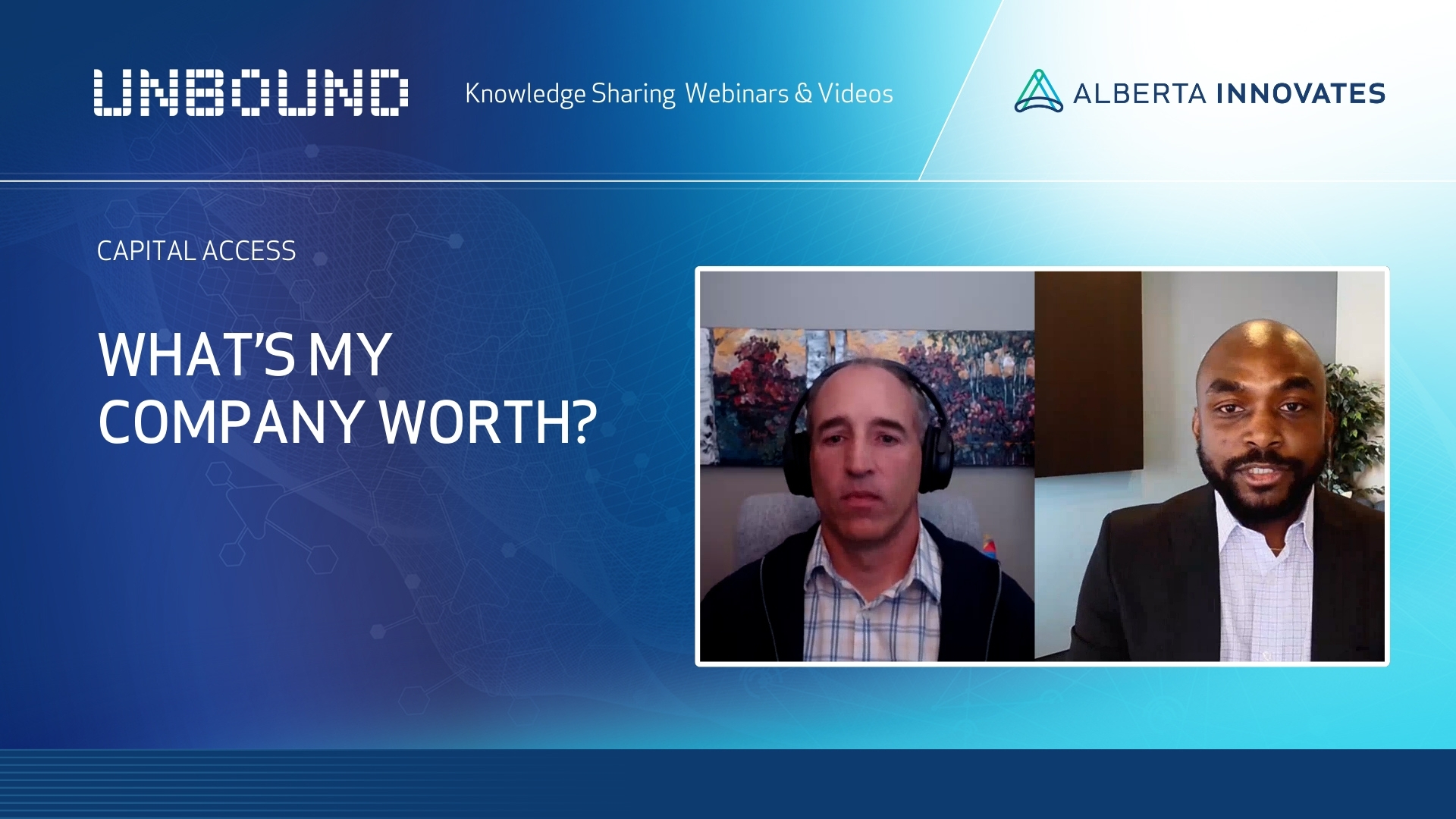 Capital Access: What's my company worth? - Alberta Innovates